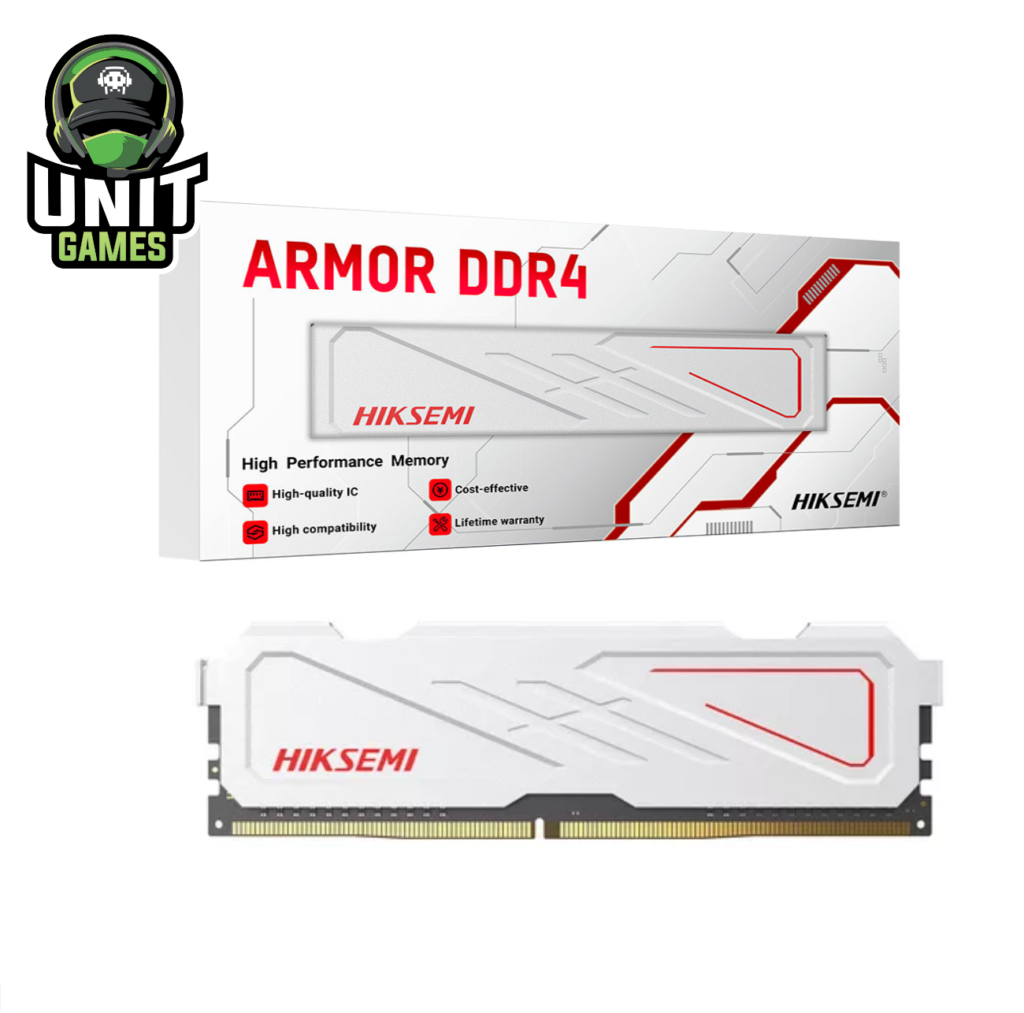 Memoria HIKSEMI Armor 16GB DDR4 3200Mhz White - UnitGames