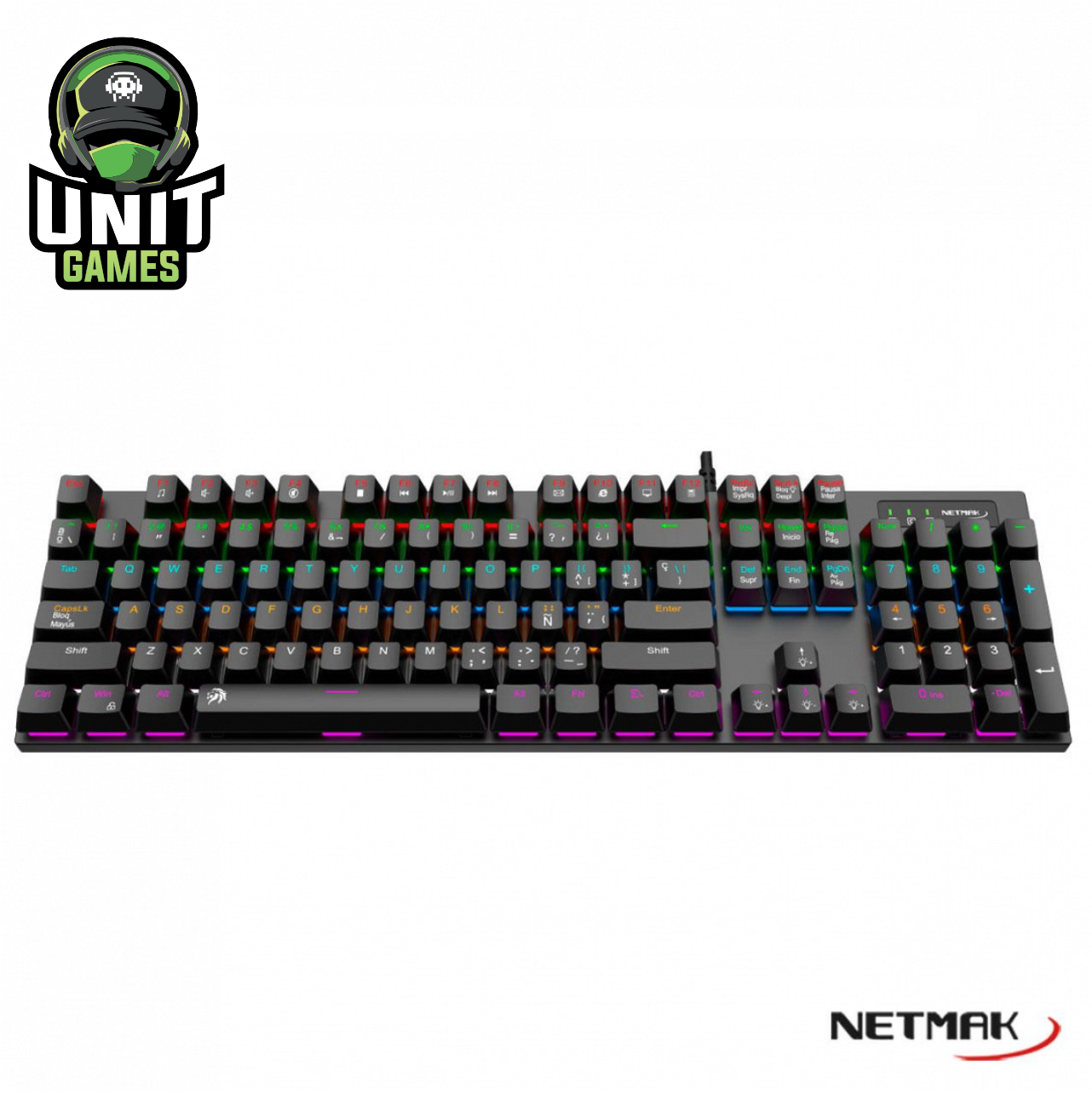 Teclado Mecanico NETMAK Alliance Switches Red - UnitGames